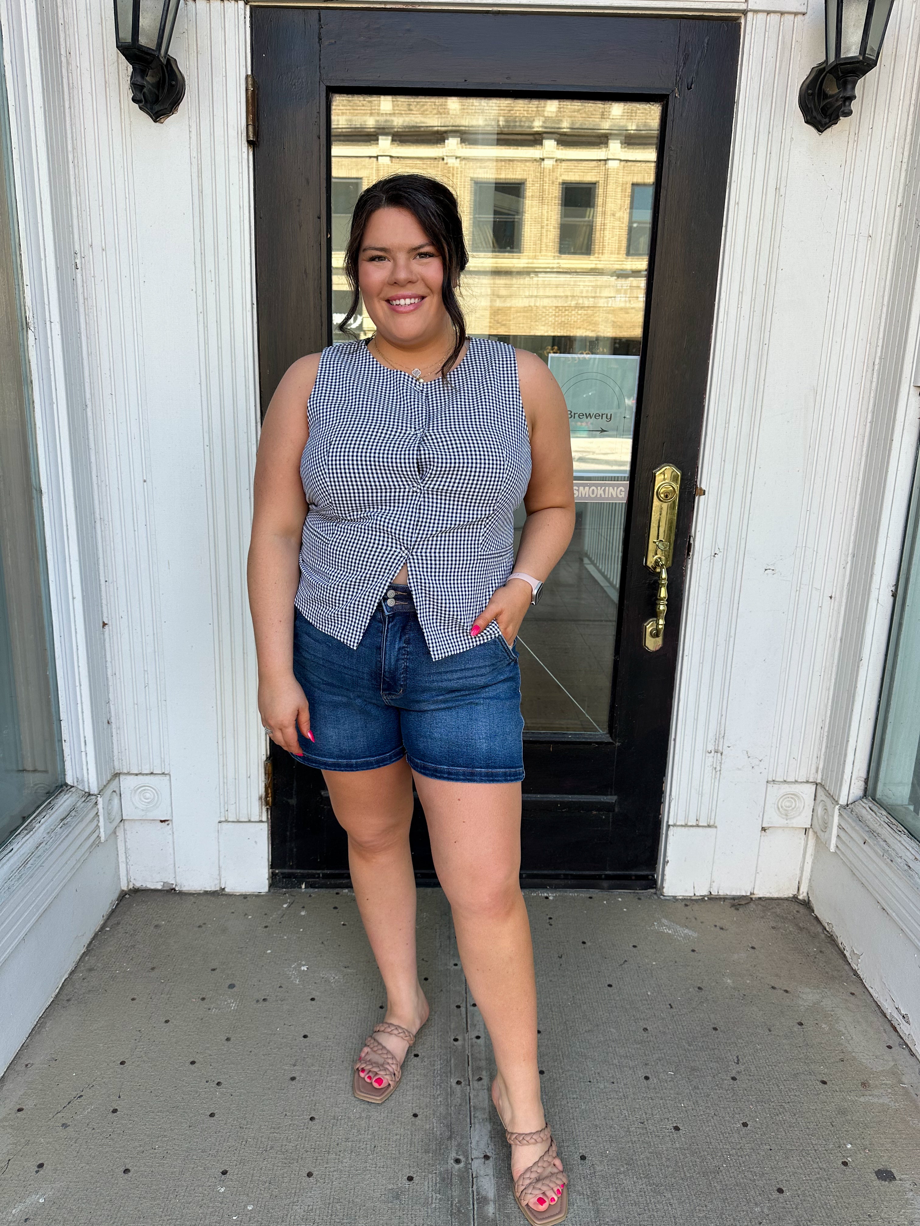 Curvy Gingham Top – Styles By Erica