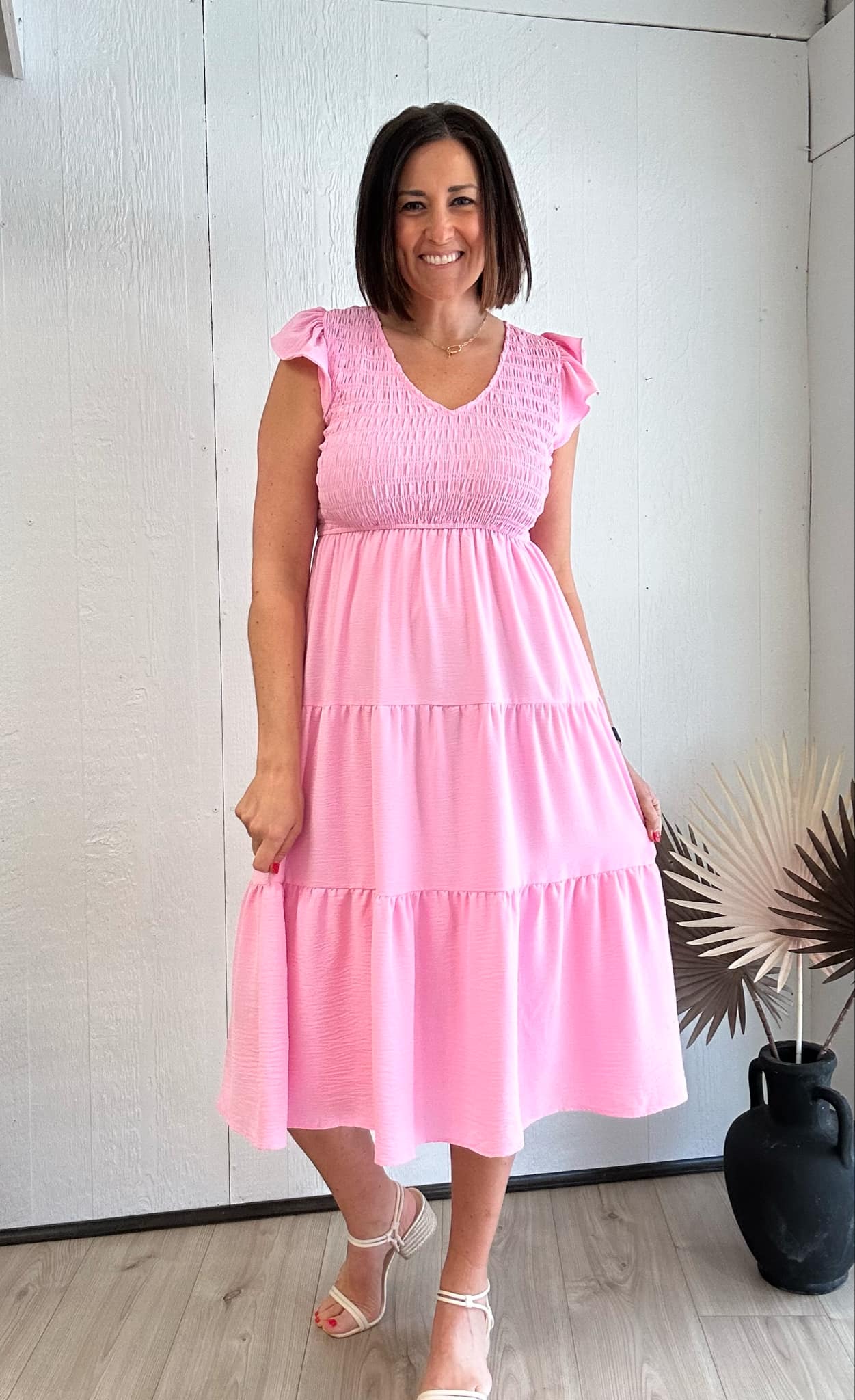 Flutter Sleeve Maxi Dress – Styles By Erica